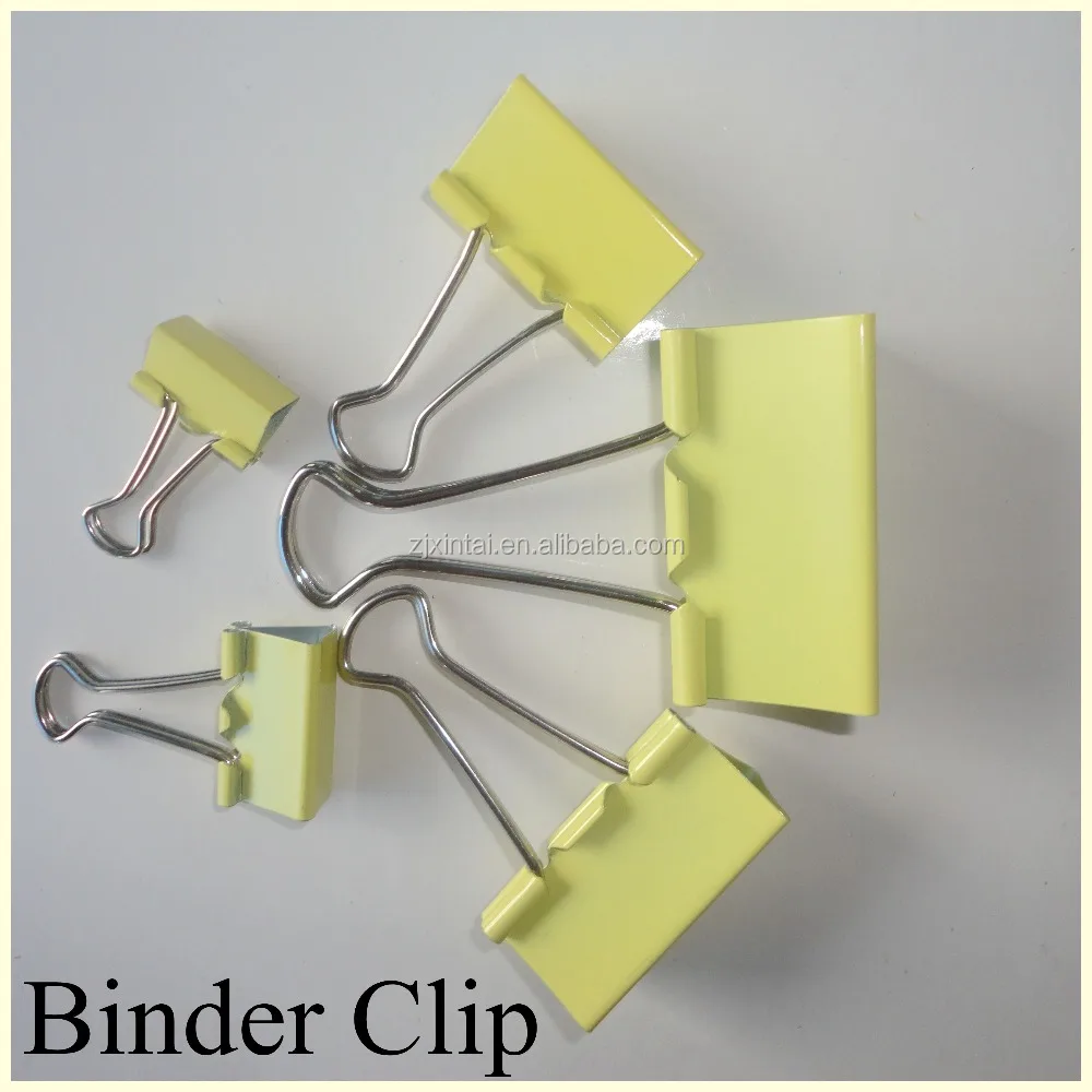 Metal Black Binder Clips,Paper Clips,Size 25mm(1'' ) Office Impressions ...