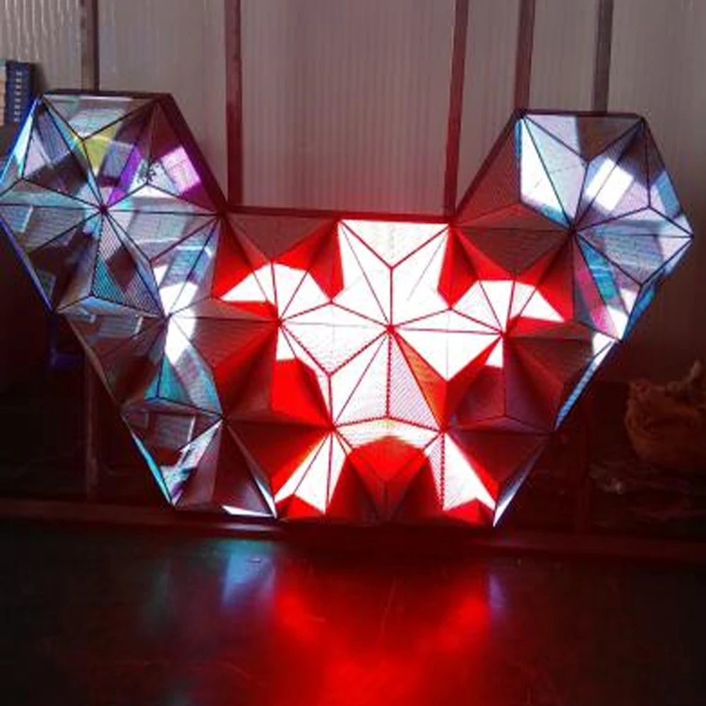 Customized Size Dimension Indoor Full Color Dj Club Led Screen Creative ...