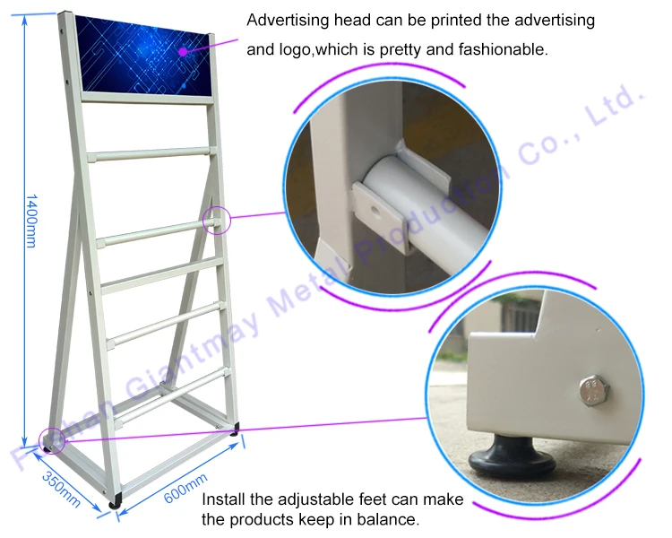 Beautiful Metal Hanging Carpet Rug Roll Display Stand - Buy Carpet ...