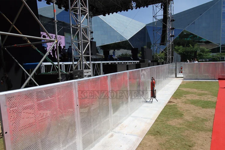 Aluminum Safety Concert Crowd Control Barrier Stage Barrier For Sale ...