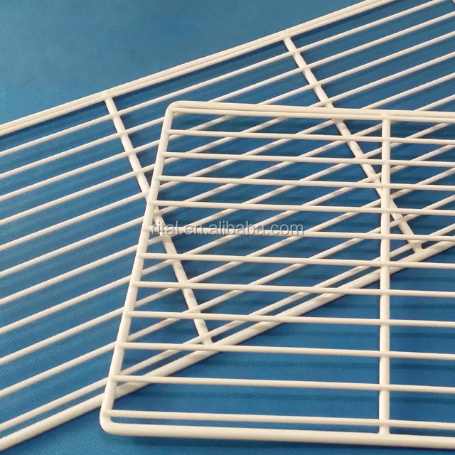 White Color Wire Shelving With Metal Shelf Refrigerator - Buy Wire ...