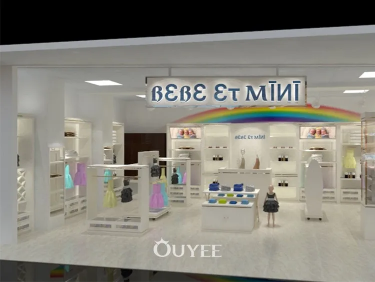 Custom Kids Store Display - Baby Clothes Interior Design