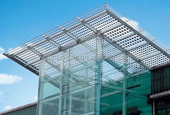 180W PV Double Glass Solar Panel - BIPV for Facade & Roof