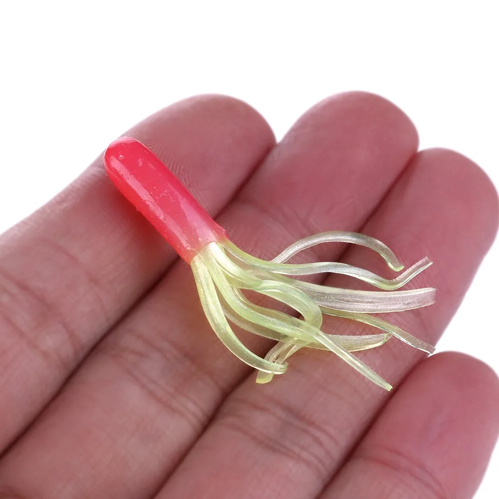 Fishing Tube Lure 45mm - Mini Squid Soft Plastic Bait