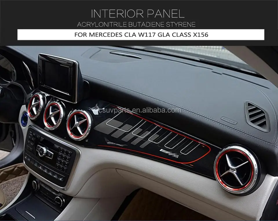 Mercedes Benz CLA GLA Carbon Fiber Interior Trim Panels
