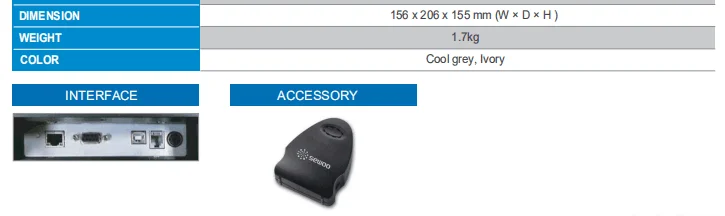 3 Inch Desktop Direct Thermal Pos Printer Slk-t32eb Ii For Retail Receipt Ticketing Mart ...