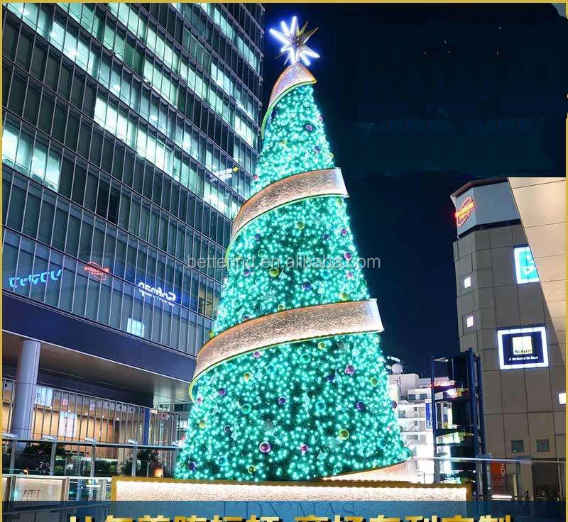 Giant Outdoor PVC Christmas Tree - Perfect for Square Decoration