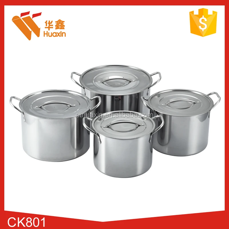 8pcs 555 Stainless Steel Stock Pots - Buy 555 Stainless Steel Stock ...