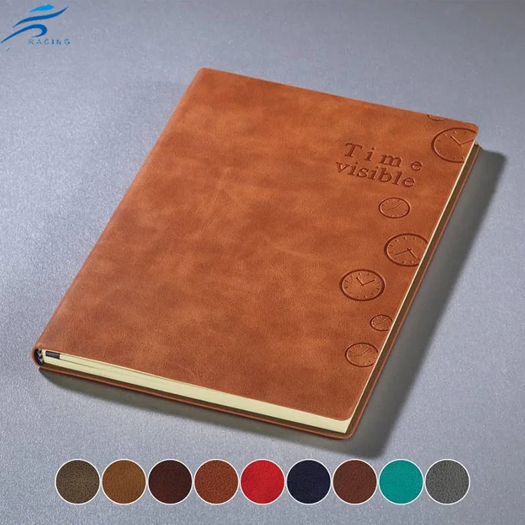 Blank Classic Pu Leather A4 Bound Diary,Leather Notebook,Notepad - Buy ...