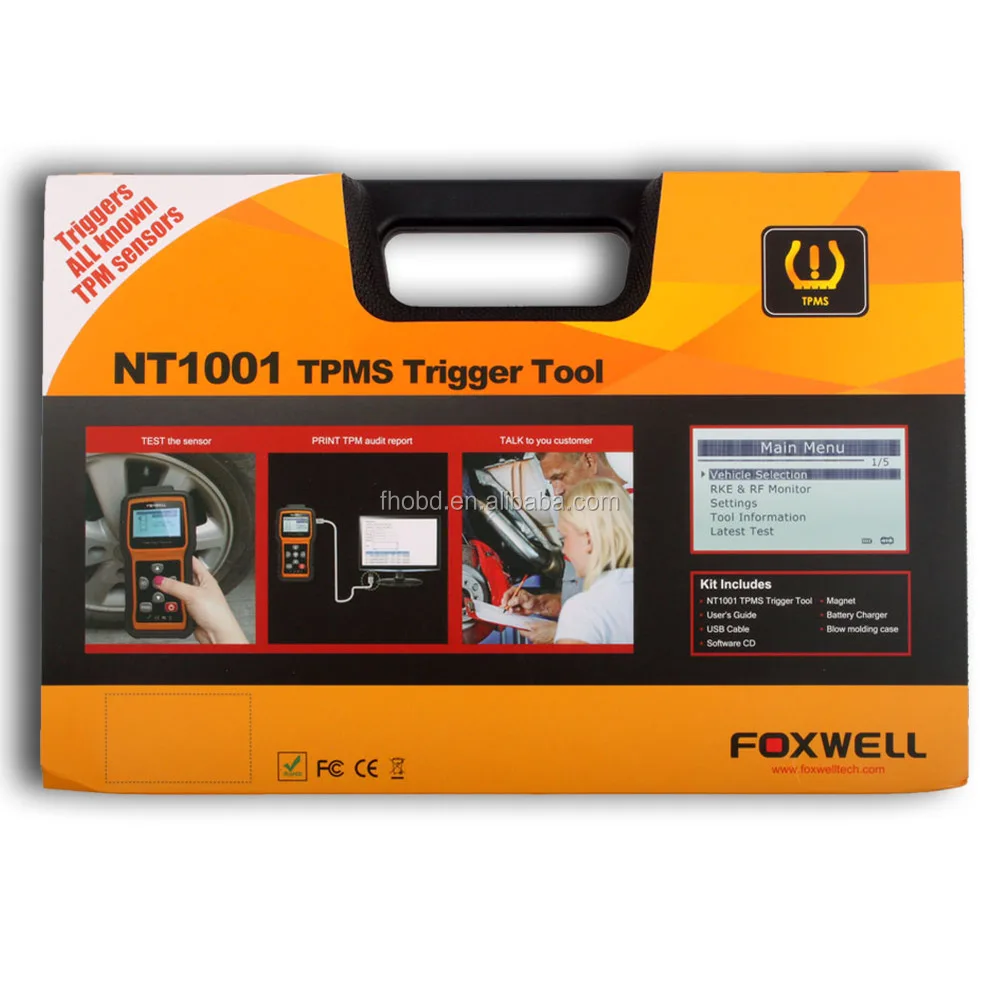 Hot Sale!!!! Foxwell Nt1001 Tpms Trigger Tool Auto Nt1001 Tpm Sensor ...