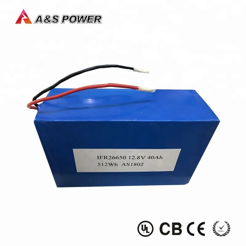Lithium 26650 4S12P 12.8v 40ah Lifepo4 Battery Pack with BMS