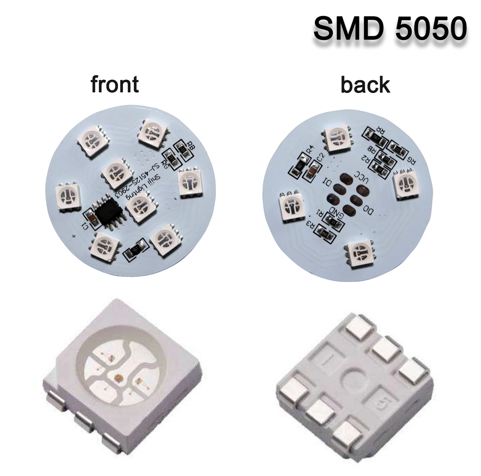 45mm Waterproof RGB LED Pixel Modules - Programmable Lights