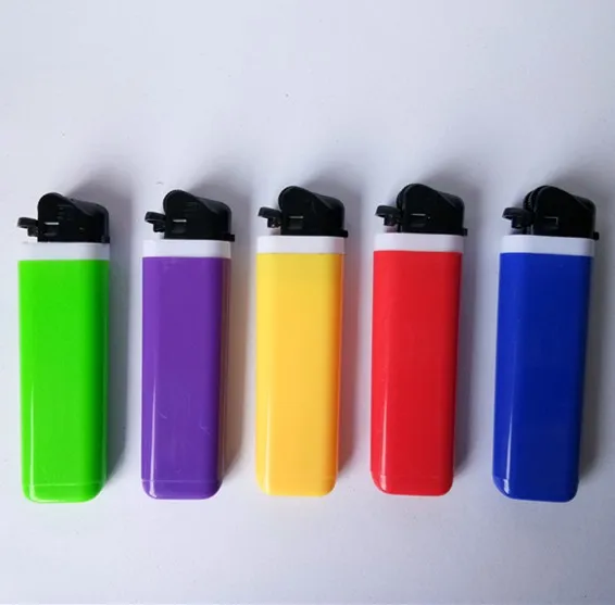 Round Bottom Cheap Plastic Disposable Lighters With Solid Color - Buy ...
