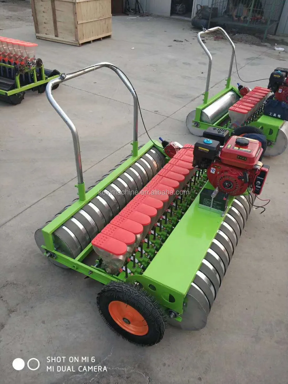 Garden Tractor Mounted Pumpkin Precision Seed Planter Hemp Seed ...