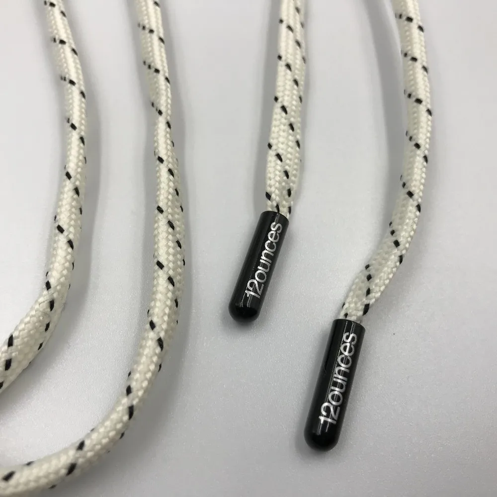 Custom Colorful 6mm Colored Polyester Cord With Cord Ends - Buy Braided ...