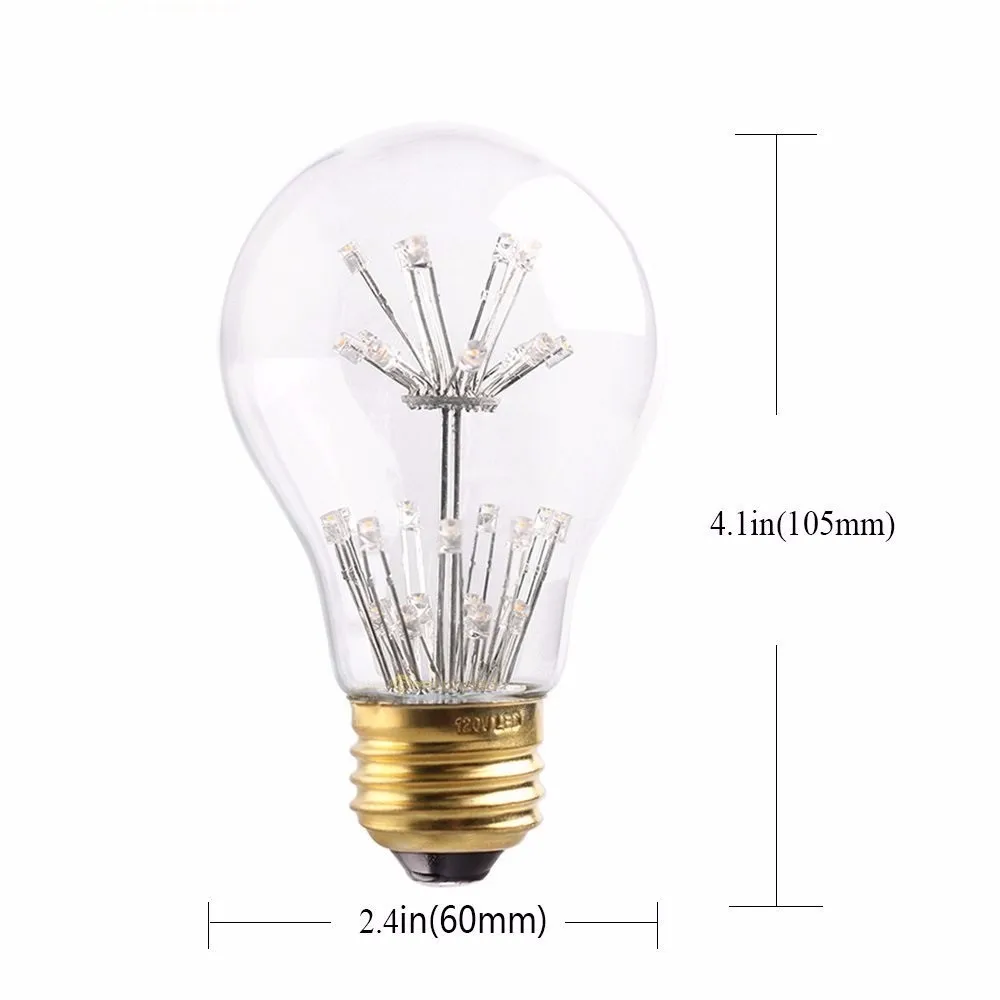LED Sky Light Bulb - 3W, 110V, 240V, E26 E27 Base Type