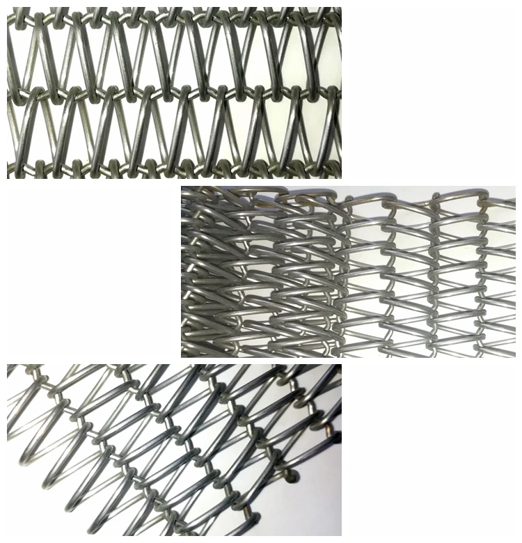 Spiral Link Mesh Cladding Balance Weave Flat Wire Belt - Buy Spiral ...