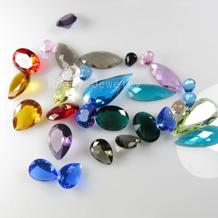 Decorative Glass Gems Clear Colored Faceted Glass Stones Buy Faceted Glass Stonesdecorative