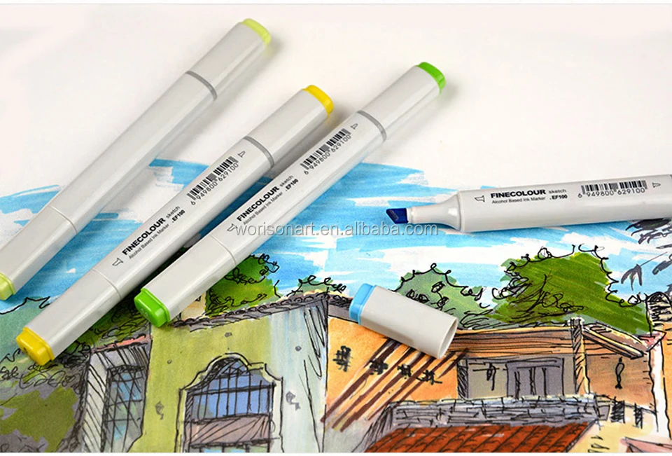 Finecolour Sketch Marker Pen Architecture Alcohol Permanent Based Art ...