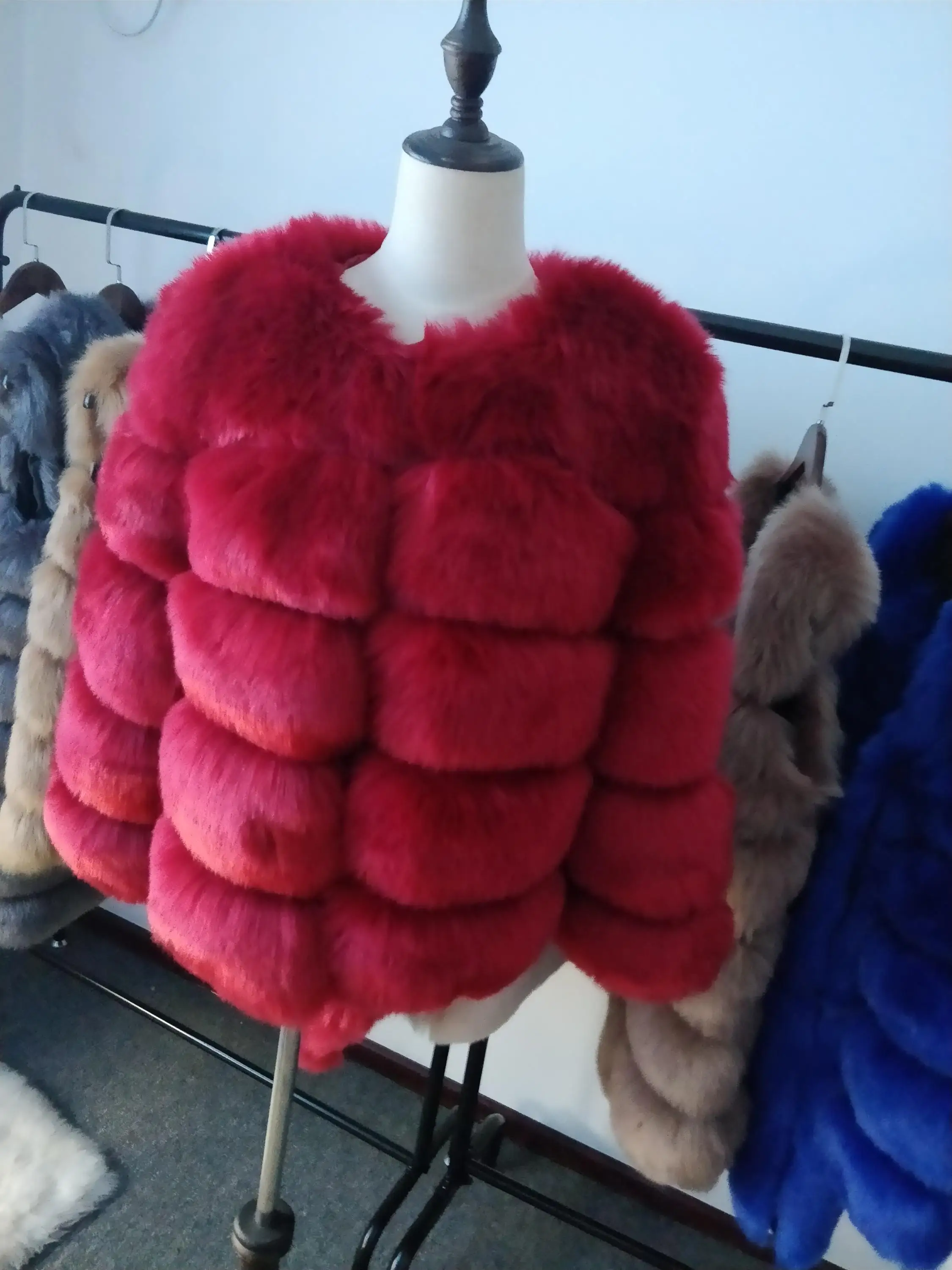 2019 China Wholesale Luxury White Fox Fur Coat Woman Whole Skin Real ...