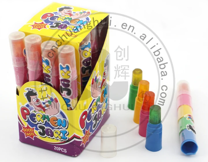 4 Colours Finger Lollipop / Demon Finger Candy Toy In Box - Buy Finger ...