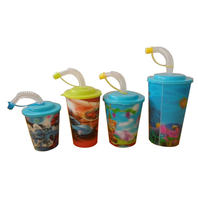 3D Lenticular Cup with Lid - Durable, Sustainable, and Safe