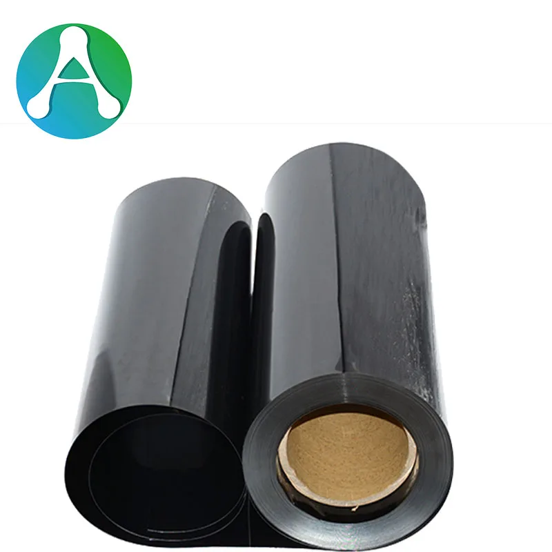 0.15mm High Gloss Rigid Pvc Thin Plastic Sheet Black Pvc Roll - Buy Pvc ...