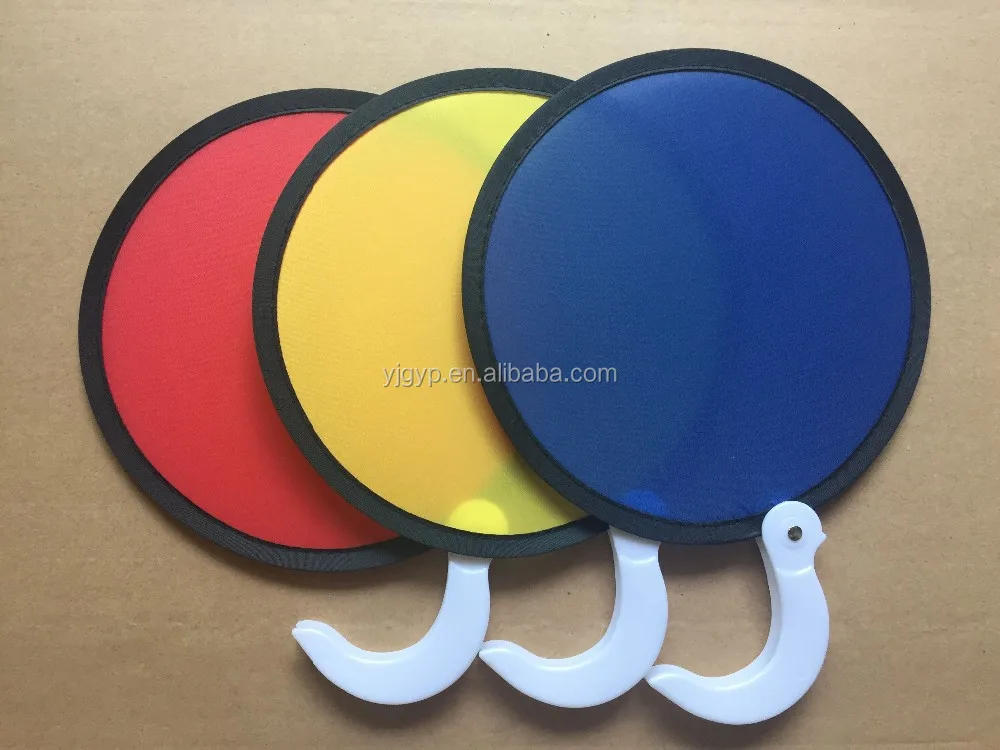 Customized Logo Nylon Foldable Fan with Pouch - Souvenir