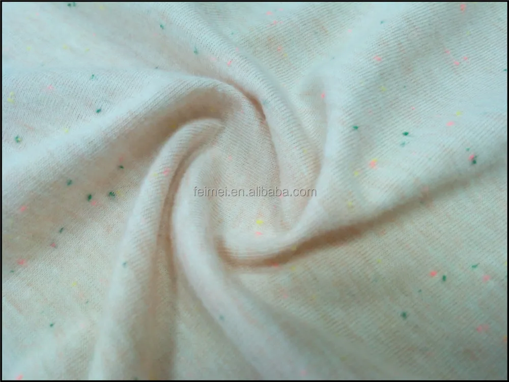 Feimei Knitting 100 Cotton Jersey Nep Fabric,Fashion Jersey Fabric ...