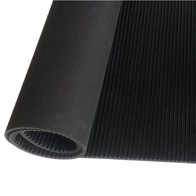 Deep V Ribbed Rubber Matting - Anti-Slip Flooring Solutions