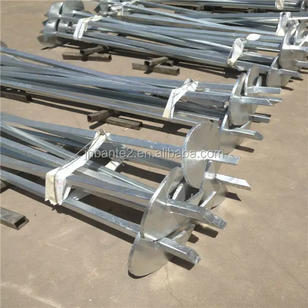 Advertising Pylon Foundation No Concrete High Quality Galvanized ...