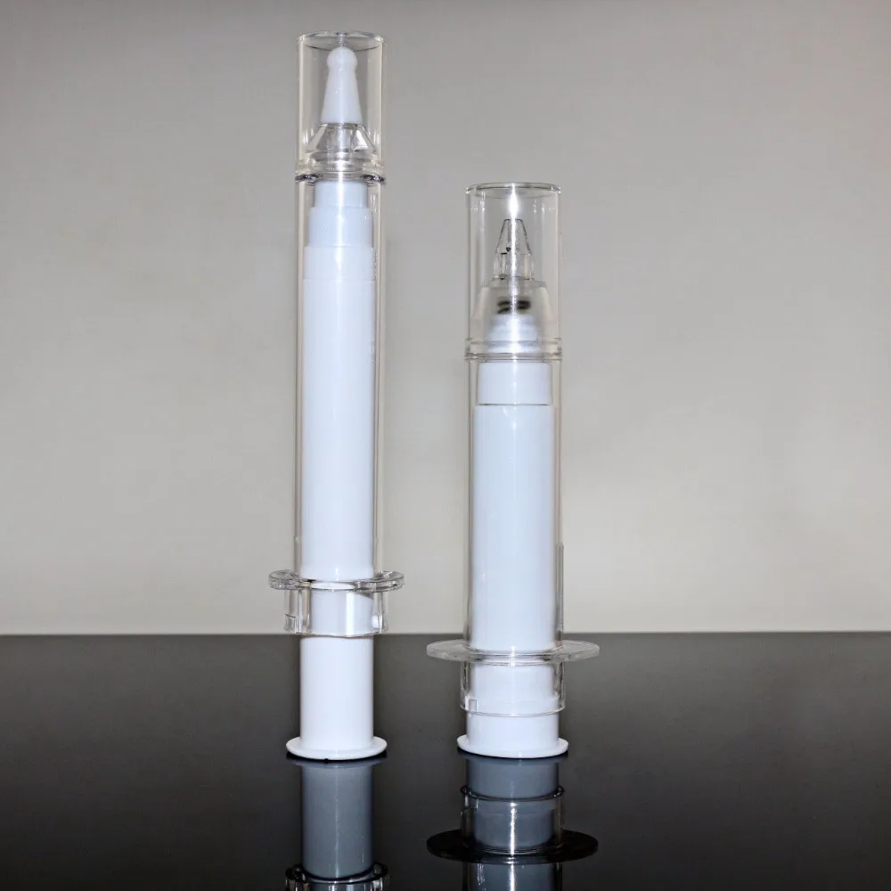 Empty 10ml 20ml Airless Pump Syringe For Cosmetic Beauty Oem Cosmetic ...