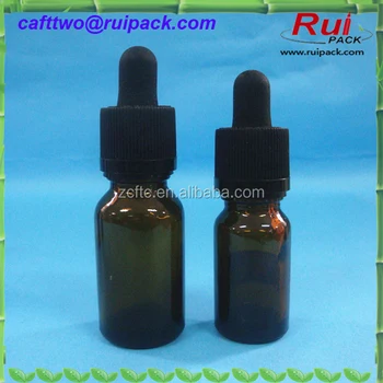 10ml 15ml Glass Dropper Bottle With Spoid Cap - Buy E-liquid Bottles ...