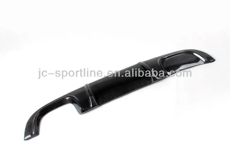 Jcsportline W203 Rear Diffuser - Carbon Fiber Dual Pipes