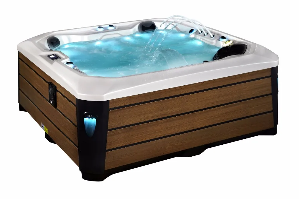 Hot Sale 5 Person Balboa System Massage Outdoor Hot Tub with Cover