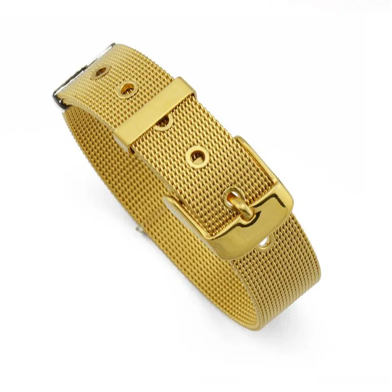 Titanium Steel Mesh Watch Bracelet Stainless Steel Diy Mesh Bracelet ...