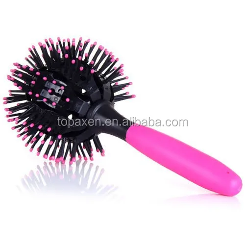 hot curling style pinsel Frisur massage kamm 3d runde haare kämmen ...