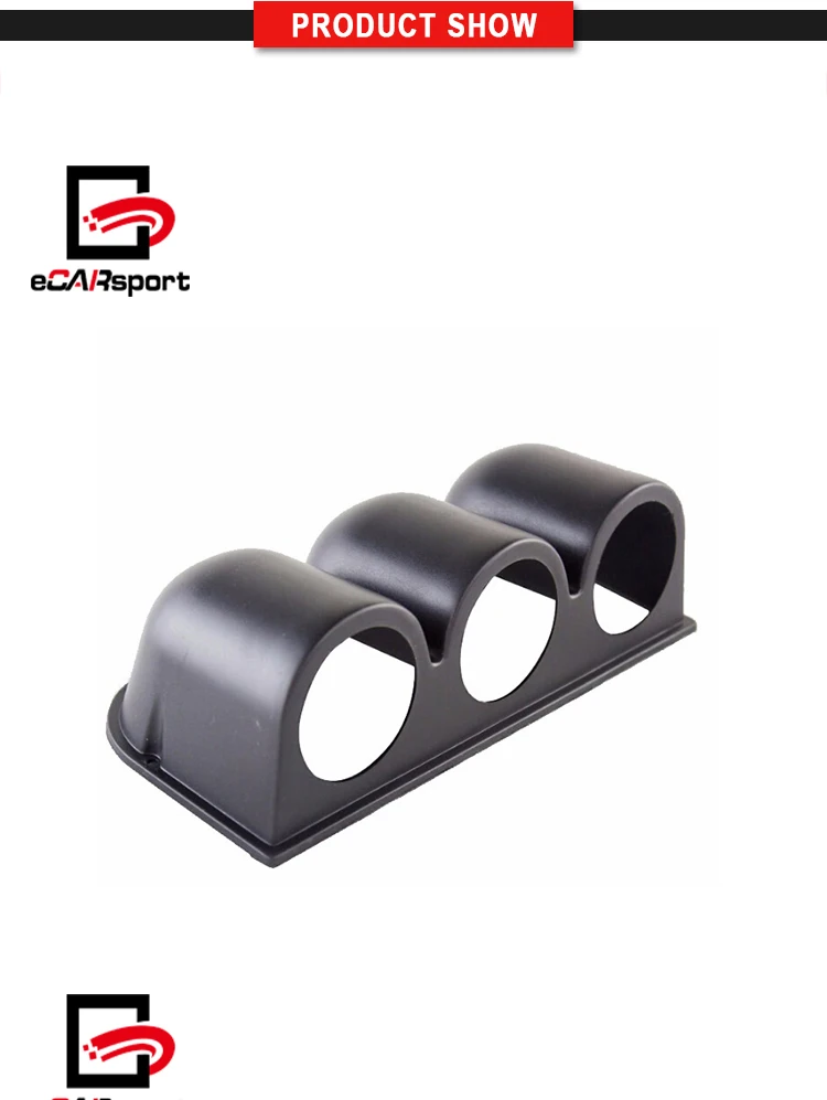 52mm Triple Gauge Cup Dash Mount Car Gauge Pod Gauge Holder Car Meter ...