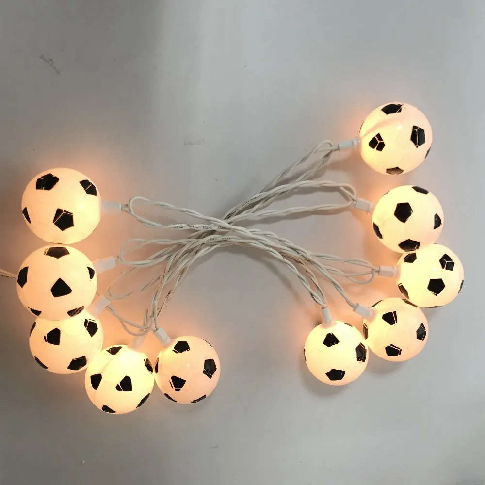 2019 Light Up Soccer Ball Football Light String Battery Operated World ...