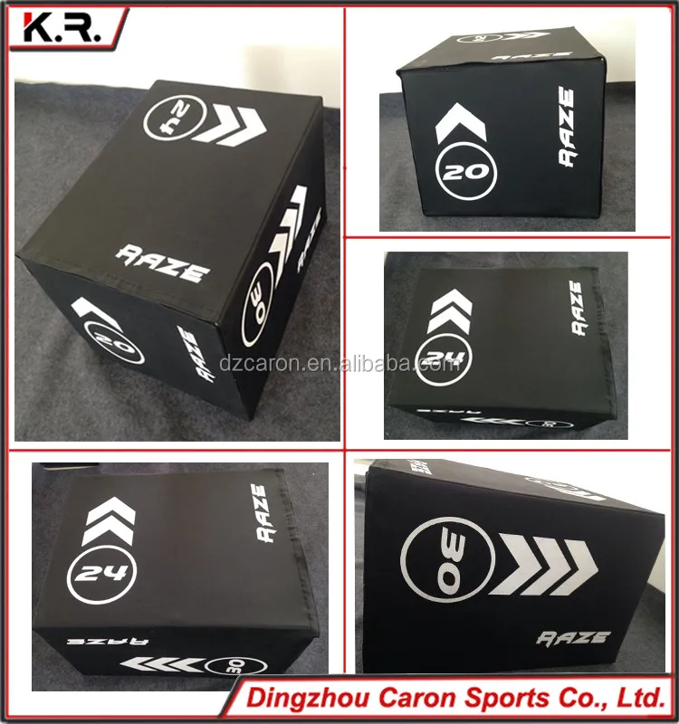 3 In 1jump Plyo Box Set Soft Foam Plyo Box For Crossfit - Buy Crossfit ...