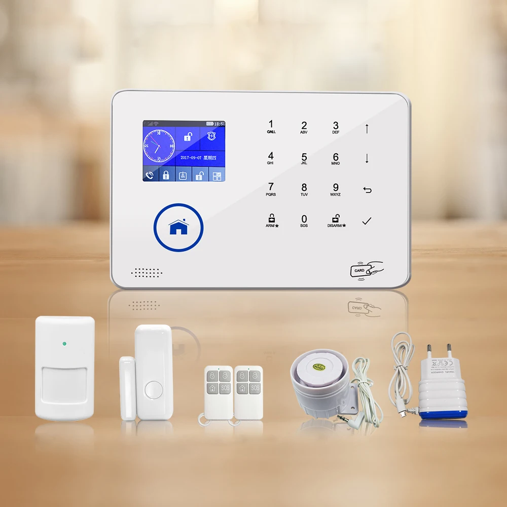 2019 Newest Bank Alarm System Wifi/gsm/3g/ip Camera/panic Button/motion ...