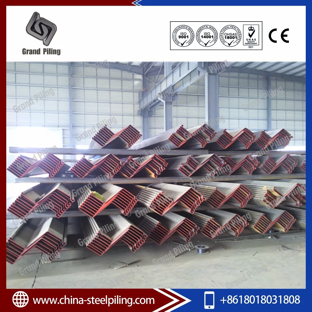 Z Section Types Cold Rolled Steel Sheet Pile In Different ...