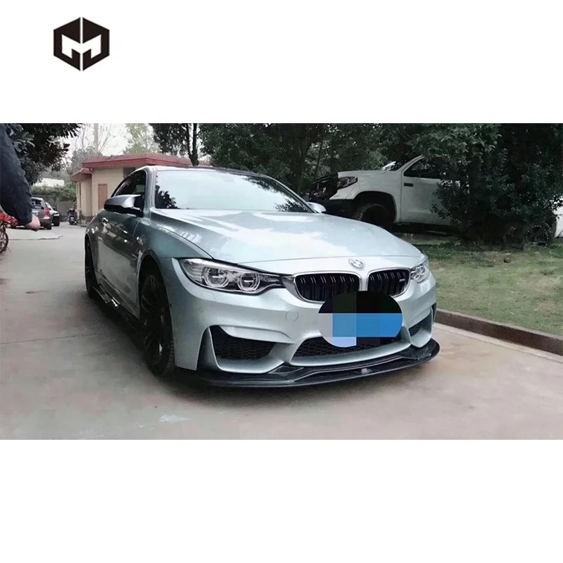 Carbon Fiber Double Front Lips M4 F82 M3 F8 Rear Diffuser Side Skirts ...