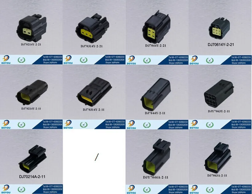 Delphi Sealed Inline 3 Pin Female Connector - Buy Delphi Connector,3pin ...