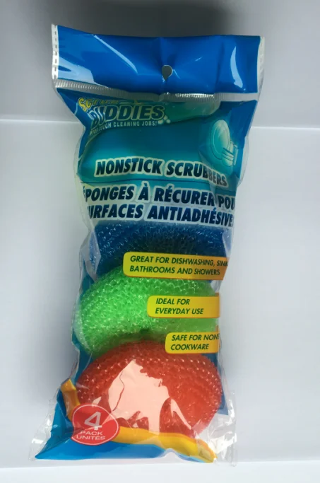 Plastic Pot Scrubber /cleaning Ball Mesh Scourer - Buy Plastic Pot ...