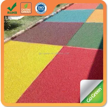 Sports Running Track Color Asphalt / Cold Mix Asphalt Color Coating ...