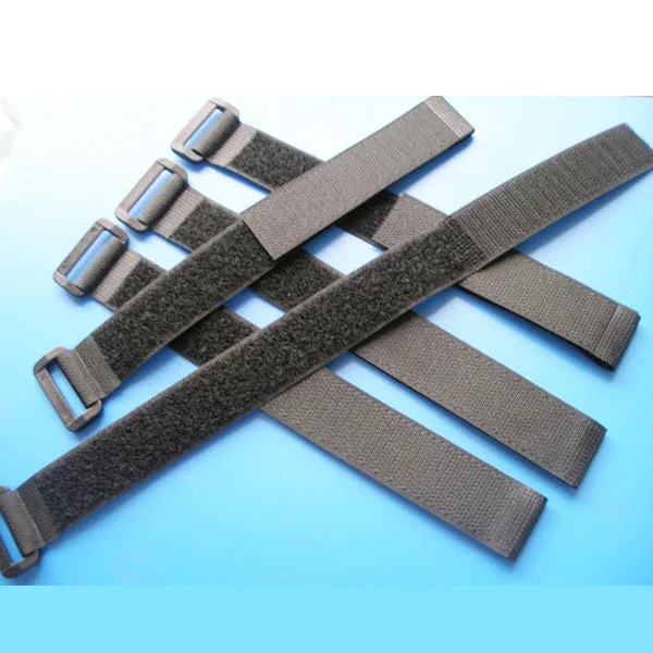 200mm Anti-slip Adjustable Silicone Backing Hook & Loop Buckle Straps ...