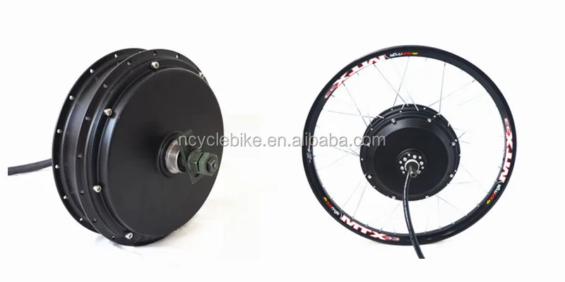 Qs V3 48v - 96v Brushless Gearless Bldc 5kw Electric Bike Hub Motor 5000w - Buy Electric Bike ...