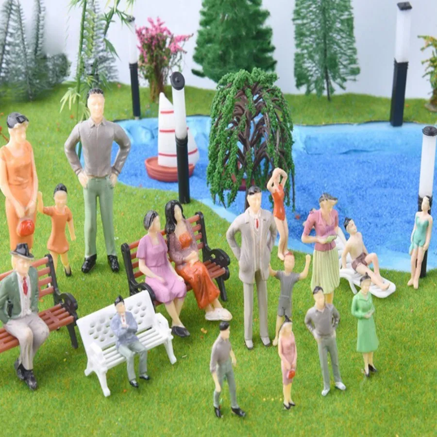 All Scale Architectural And Railway Plastic Miniature People For Ho ...