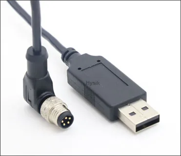 Waterproof M8 M12 Male Female 4 5 Pin to USB Cables by Hysik